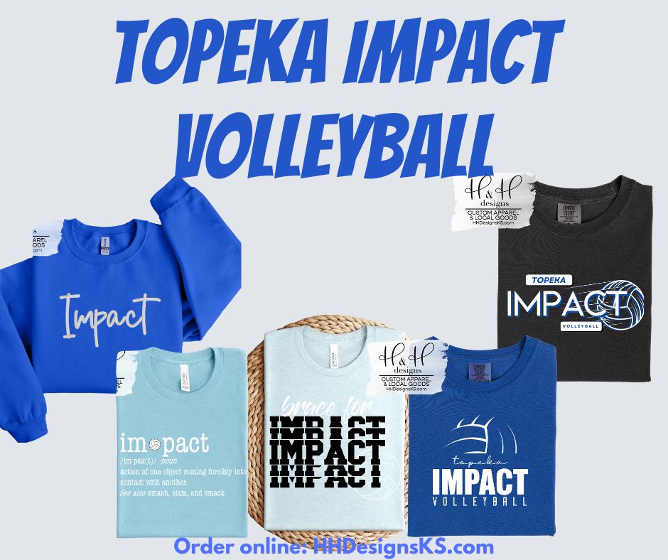 Topeka Impact Volleyball – H&H Designs LLC