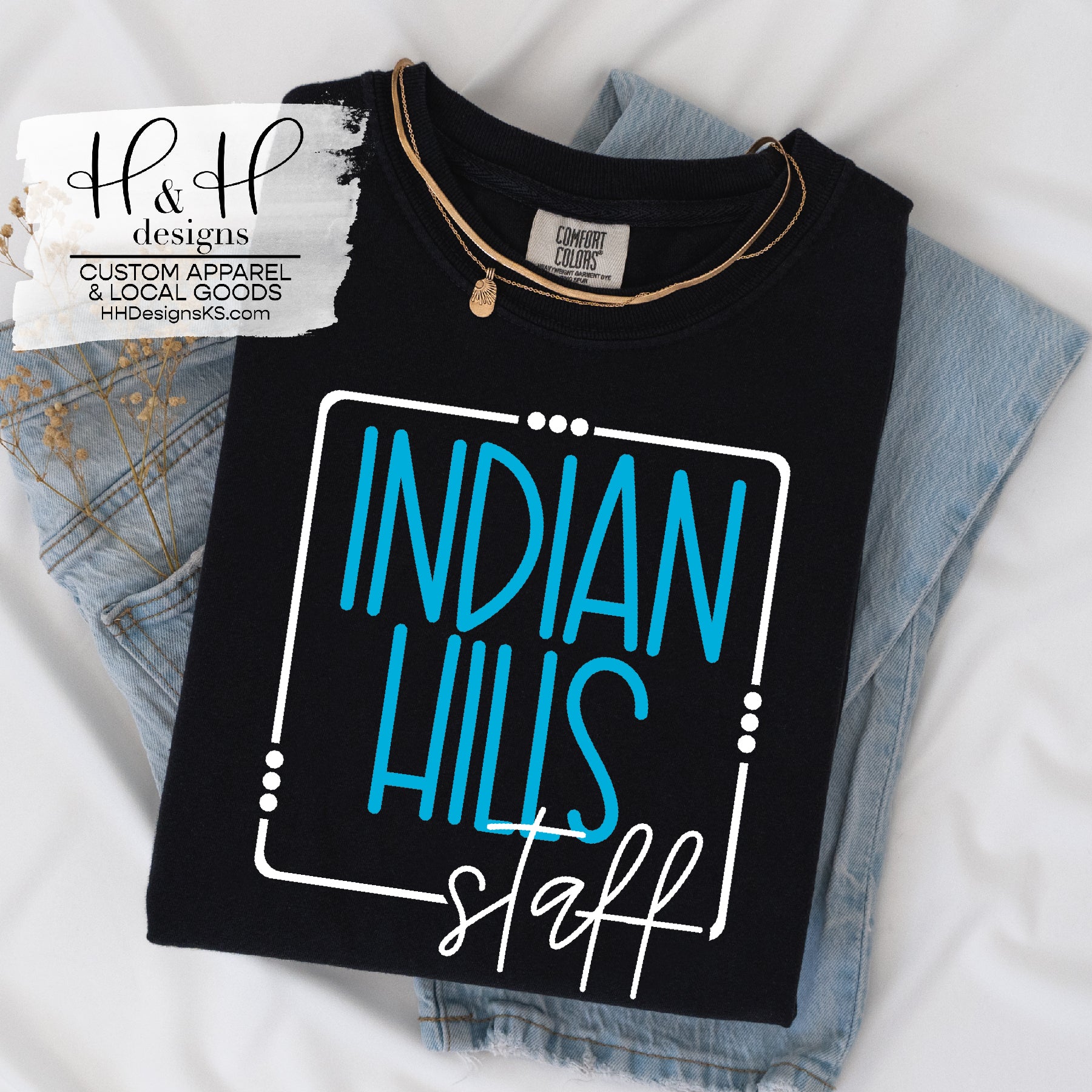 Indian Hills Staff Block Script – H&H Designs LLC