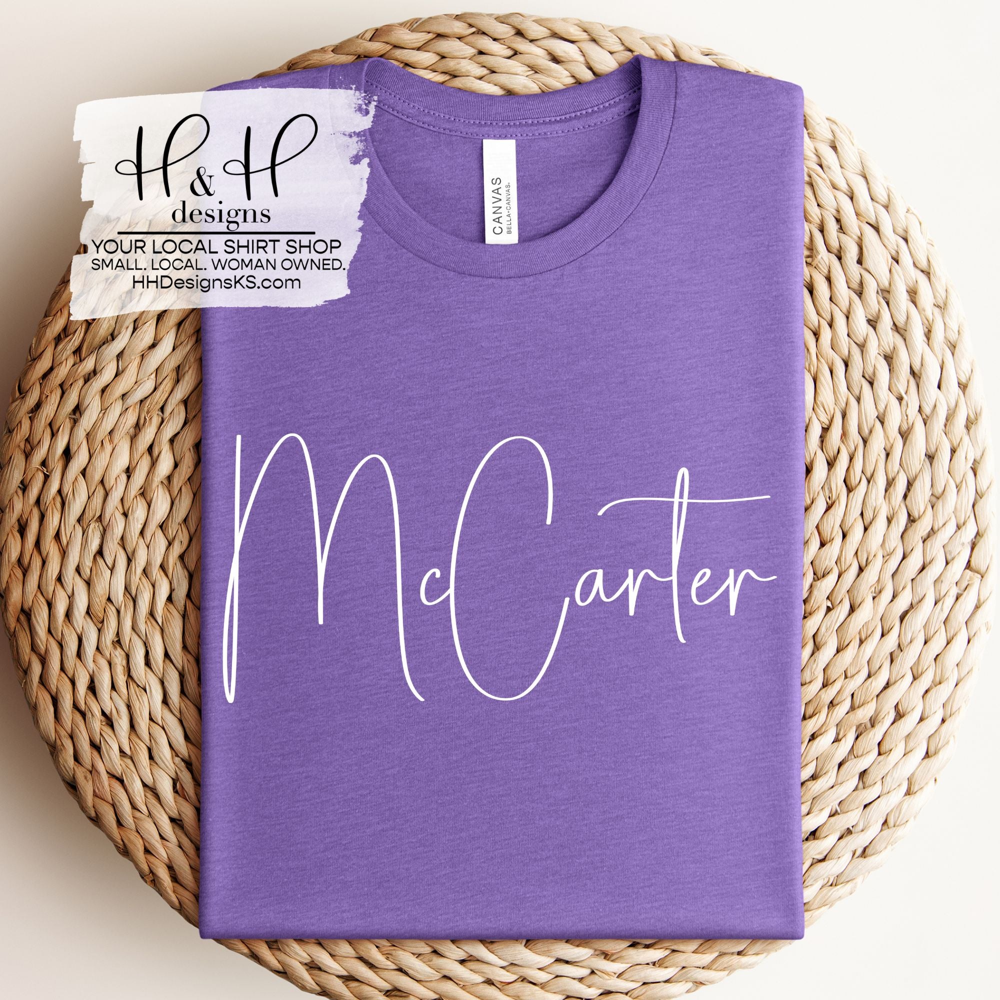 McCarter Swirly Script – H&H Designs LLC