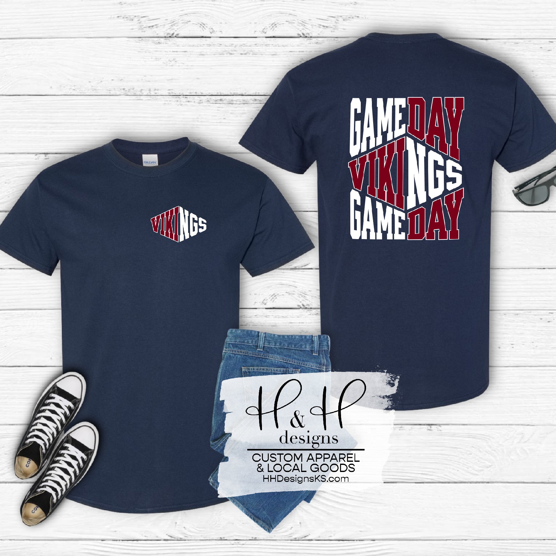 Vikings Game Day Angled ~ Seaman Middle School PTO Fundraiser – H&H Designs LLC