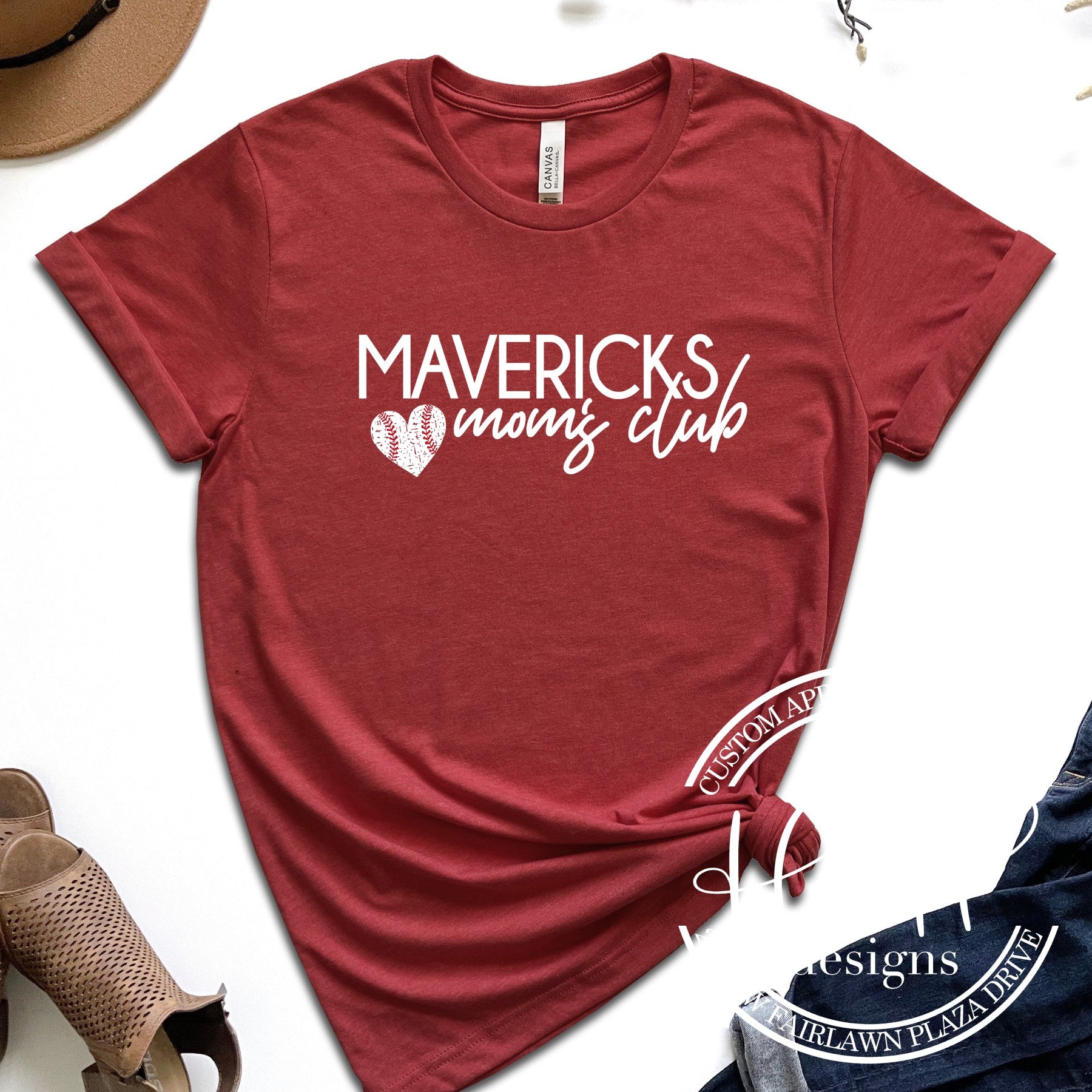 Mavericks Mom's Club -Mavericks Baseball – H&H Designs LLC