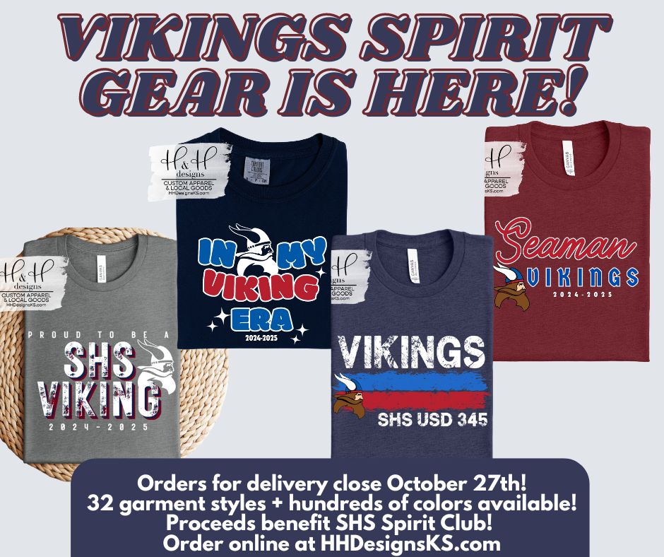 Seaman High School Spirit Club Fundraiser – H&H Designs LLC