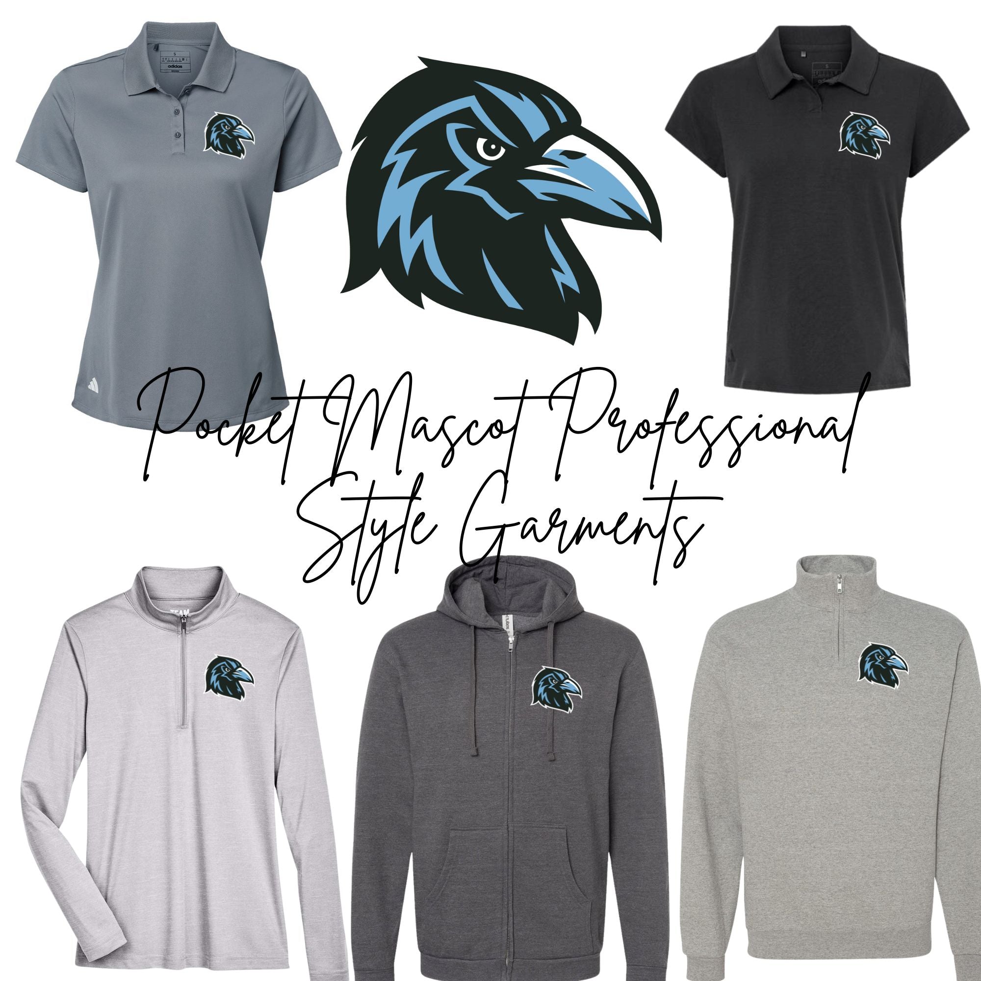 Ravens Pocket Mascot ~ Professional Style Apparel – H&H Designs LLC