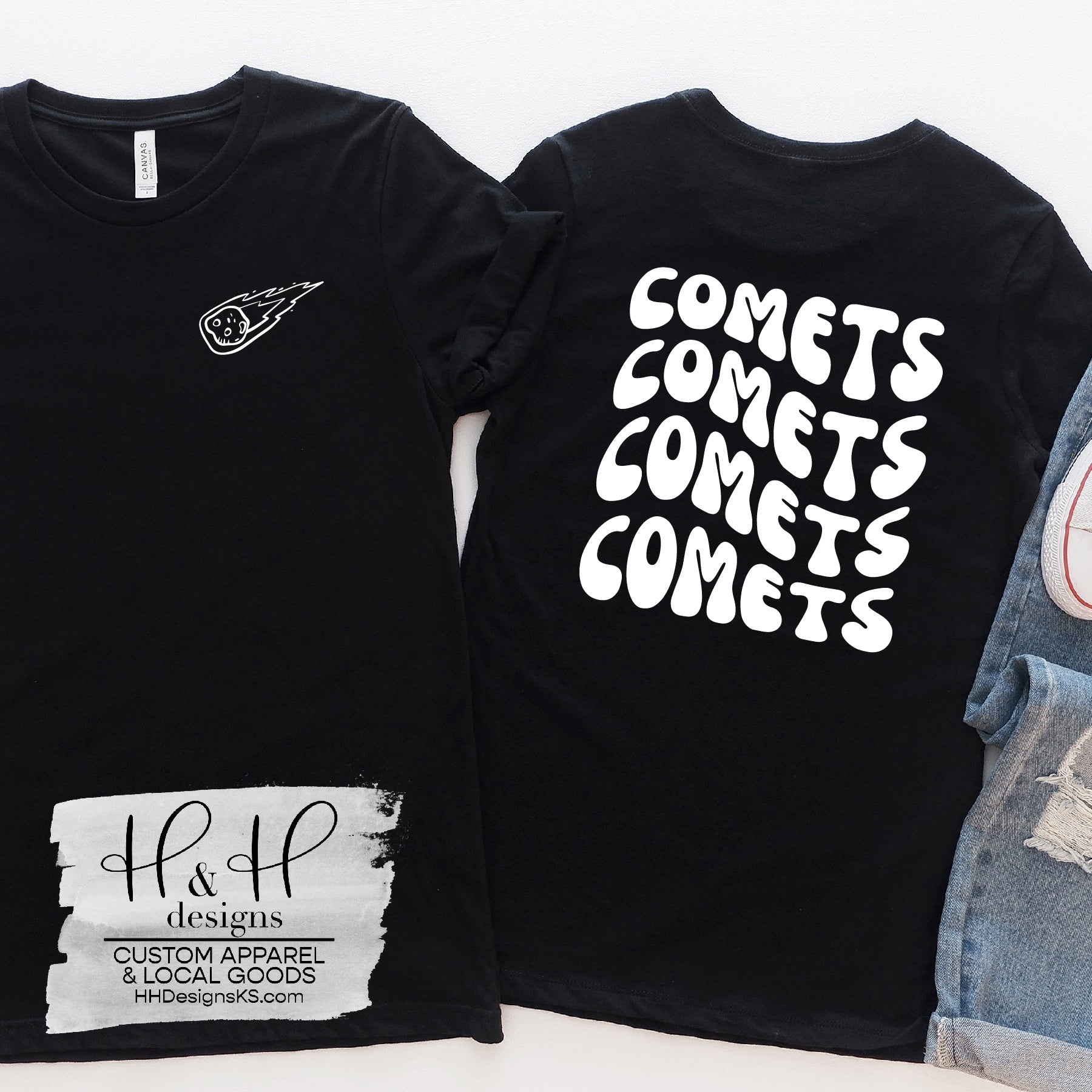 Comets Retro Wavy ~ WRMS Comets – H&H Designs LLC