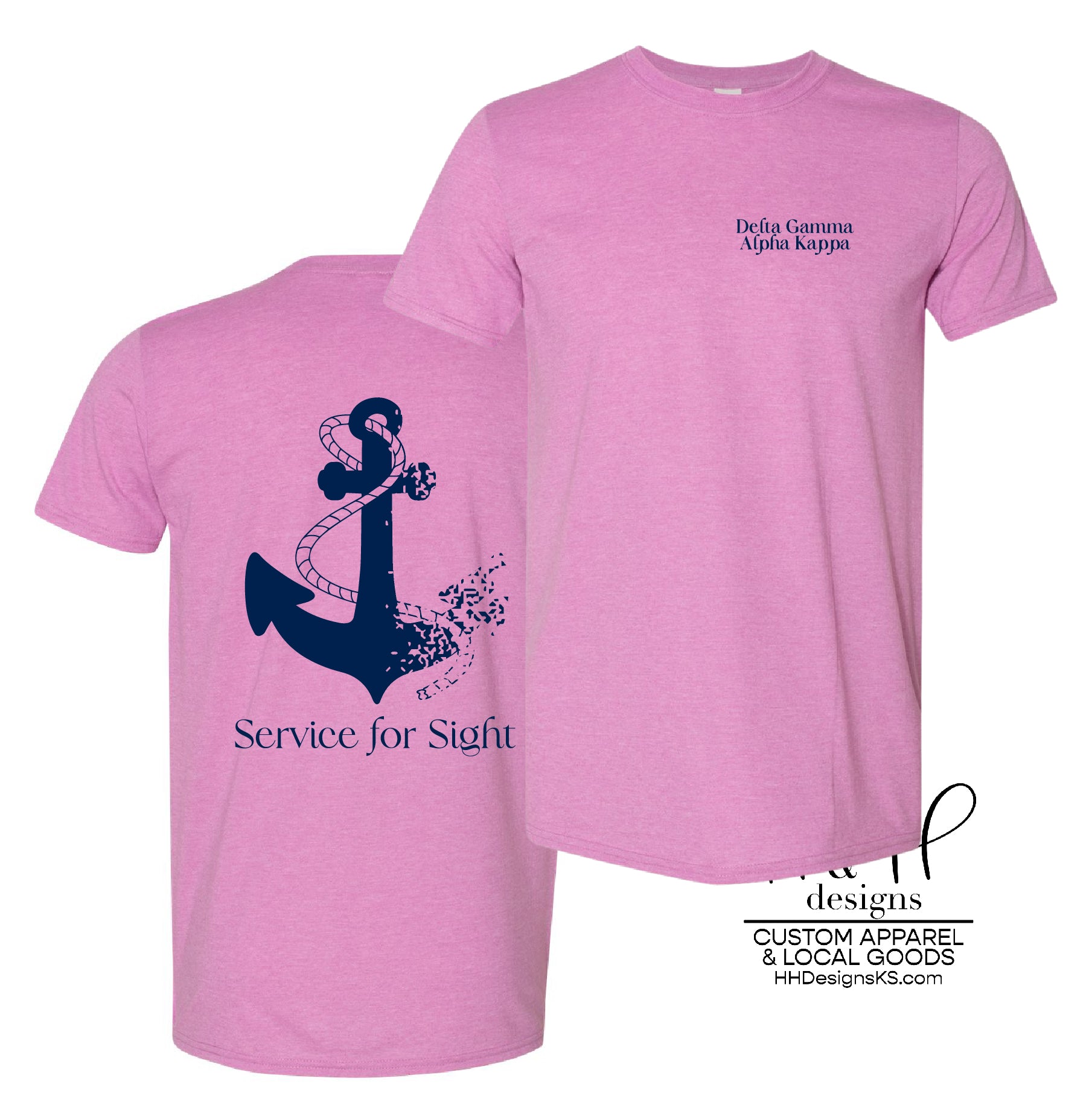 Delta Gamma Service for Sight 2024 HHDG104 – H&H Designs LLC