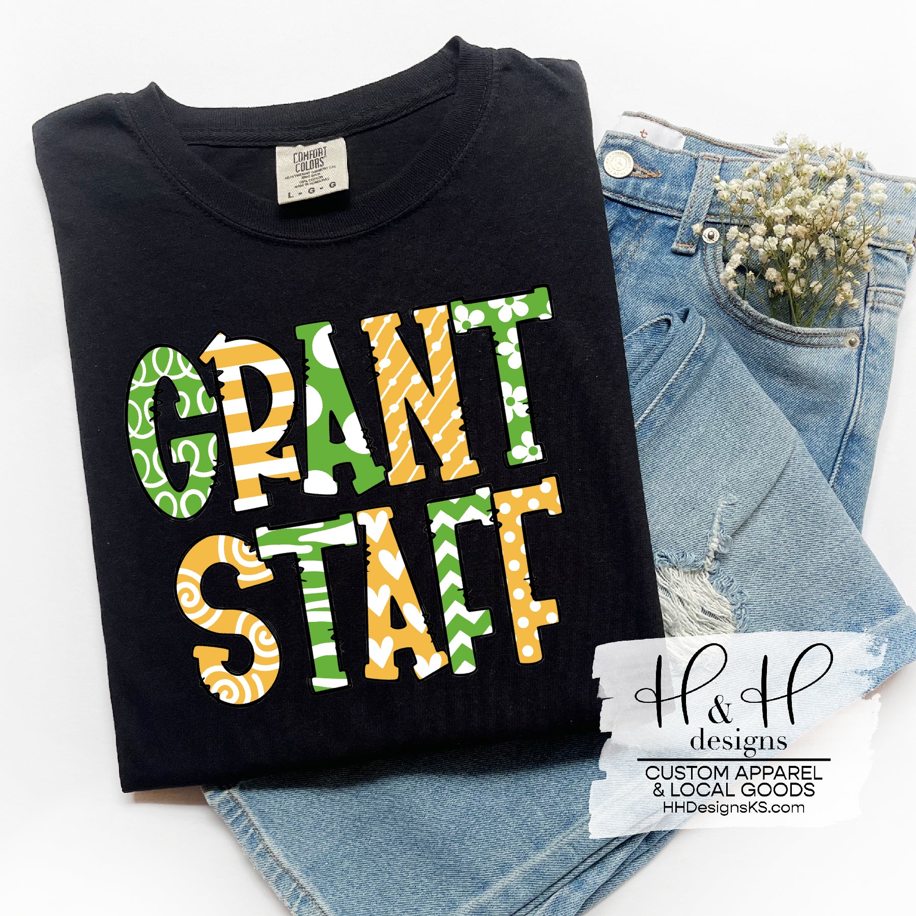 Grant Staff Patterned Doodle Block – H&H Designs LLC