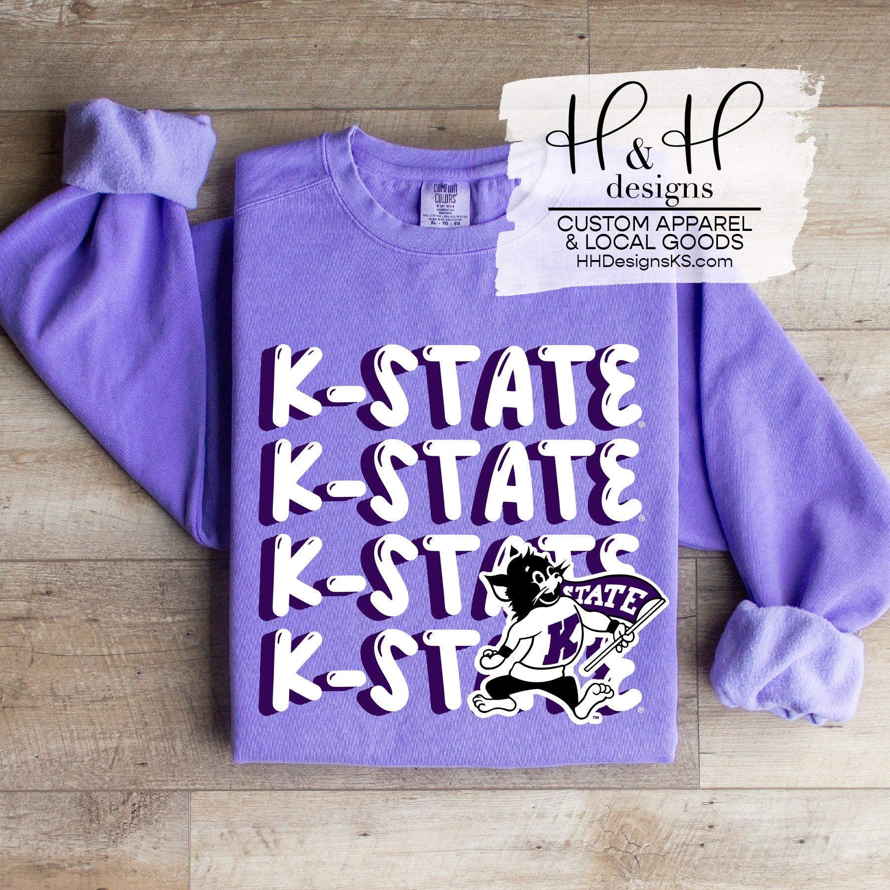 K-State Doodle Stack ~ HHKSU134 ~ Licensed K-State Apparel – H&H ...