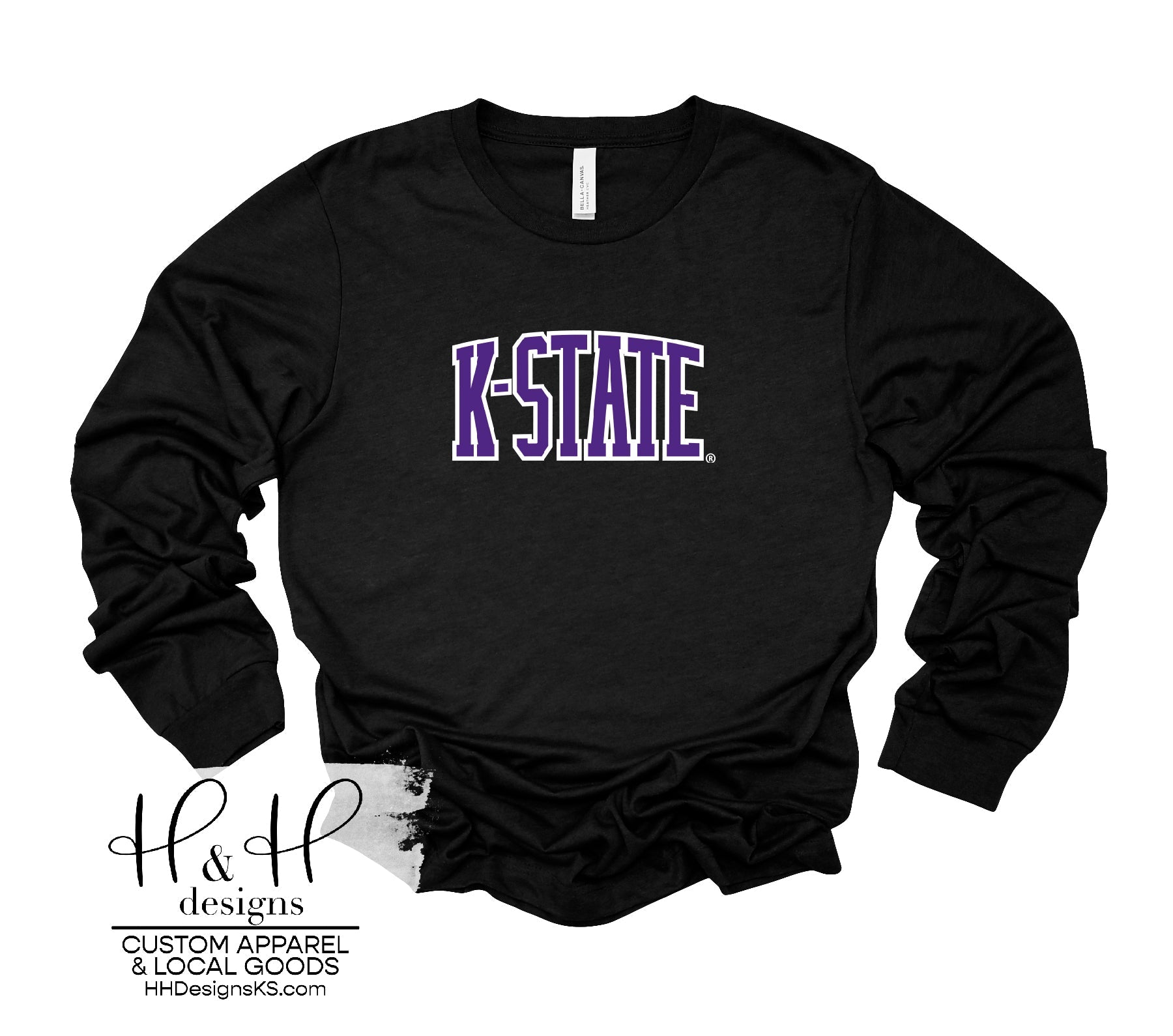 Purple K-State Arch ~ HHKSU138 ~ Licensed K-State Apparel – H&H Designs LLC