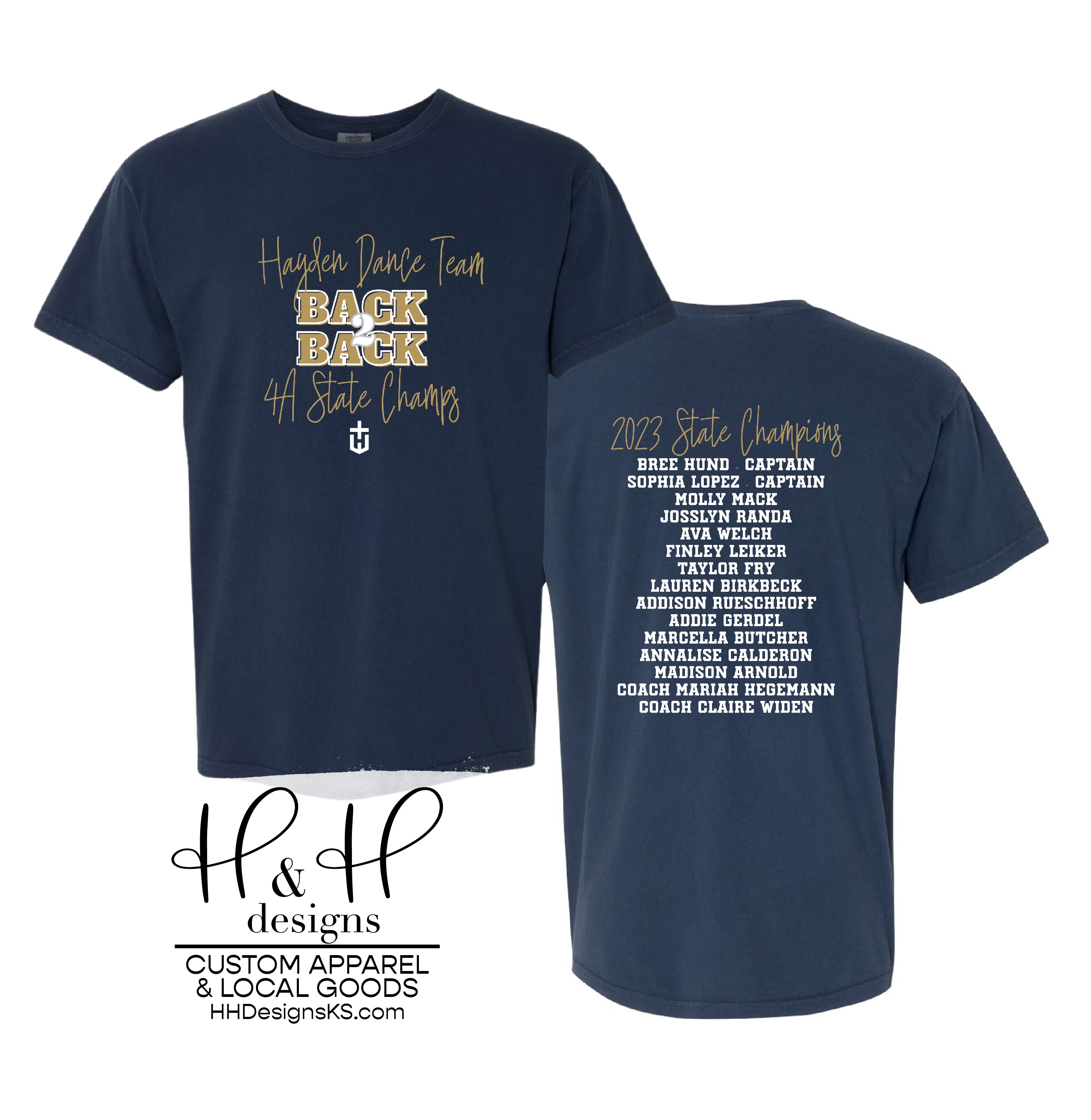 Hayden Dance Back to Back State Champs – H&H Designs LLC