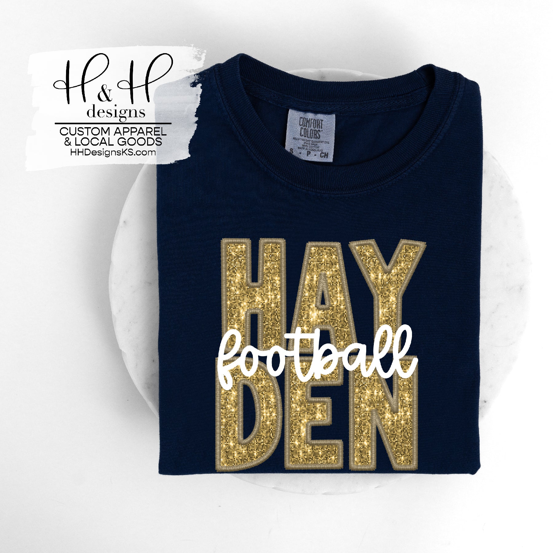 Hayden Football Faux Embroidery - Hayden Football 2024 – H&H Designs LLC