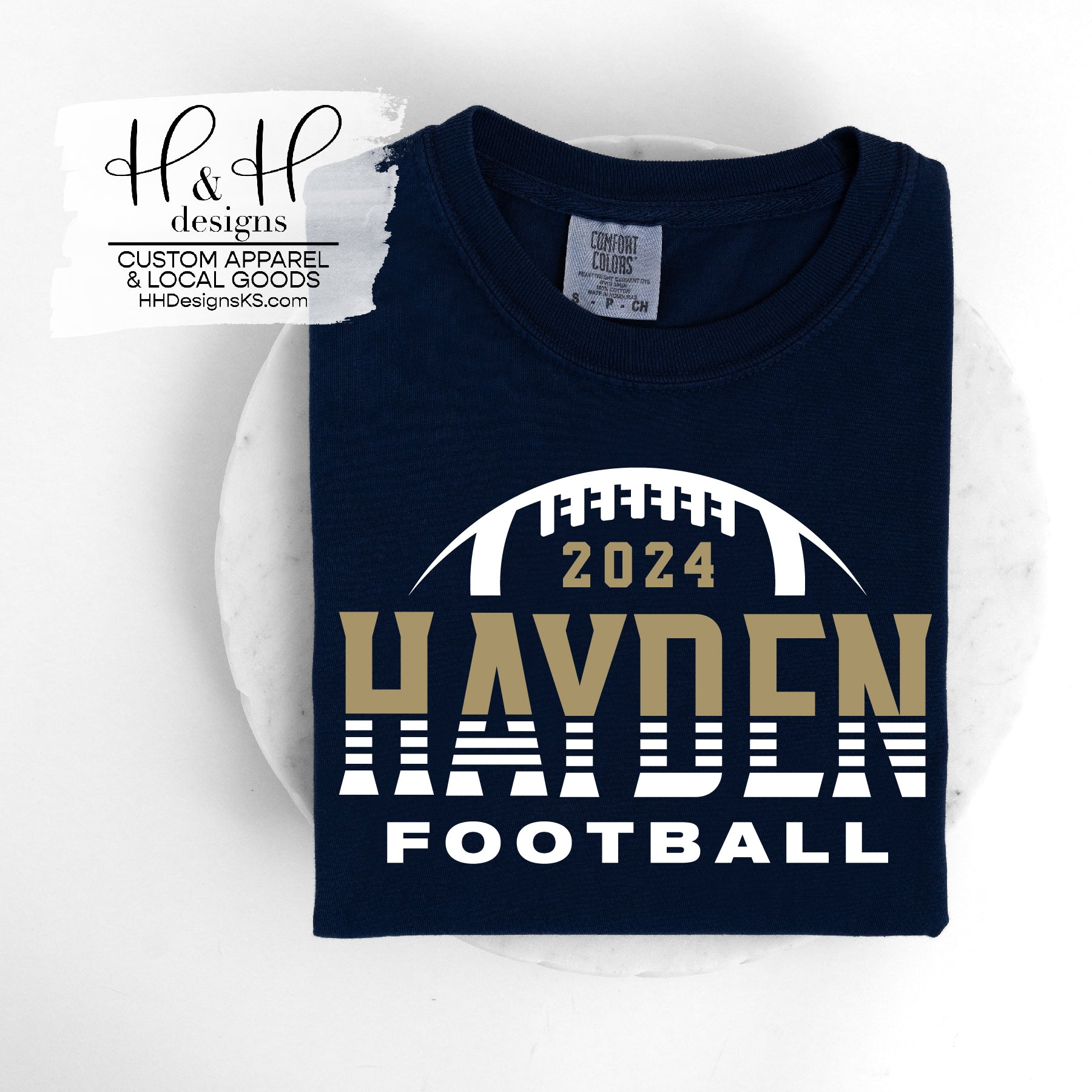 Hayden Football Lined - Hayden Football 2024 – H&H Designs LLC