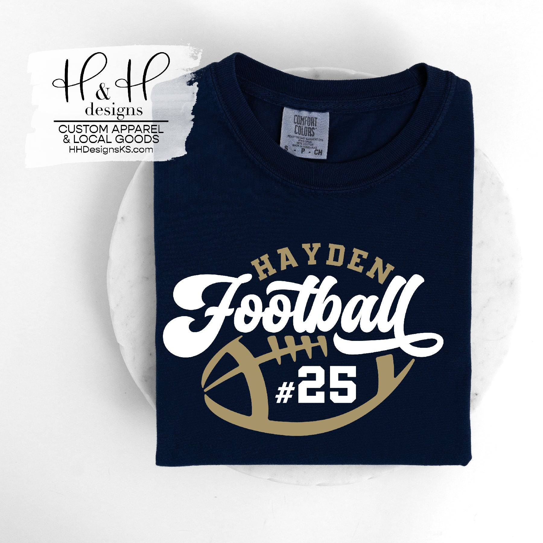 Hayden Football Script with Custom Number - Hayden Football 2024 – H&H ...