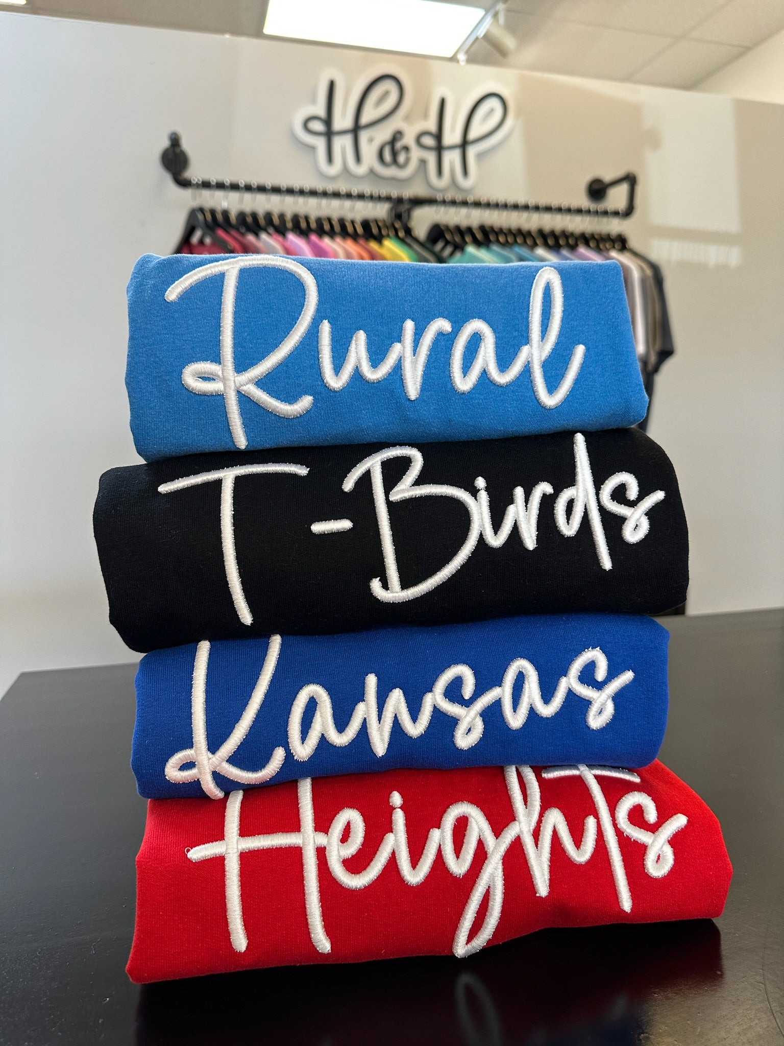 Custom Wording - 3D Embroidery – H&H Designs LLC