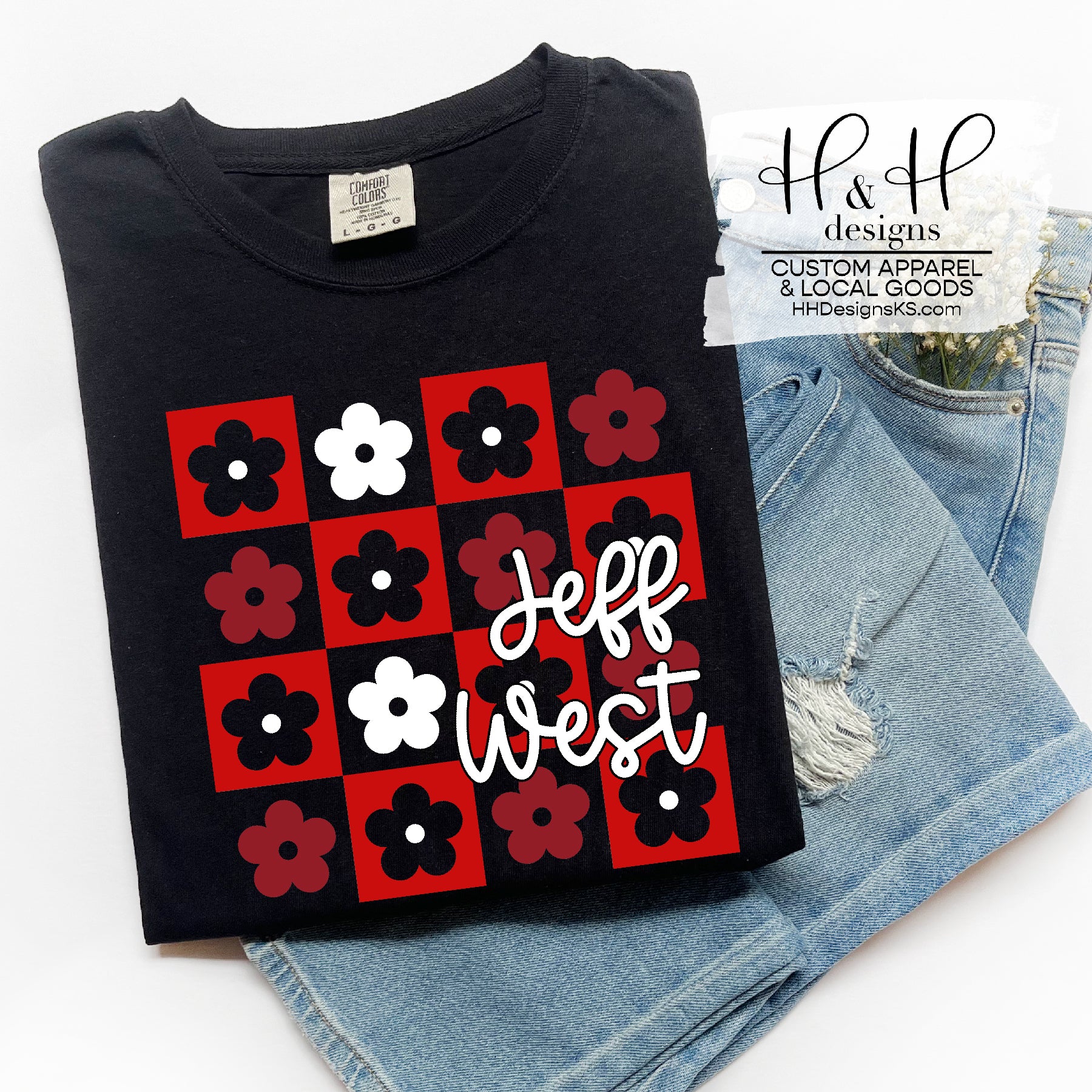 Jeff West Daisy Block – H&H Designs LLC