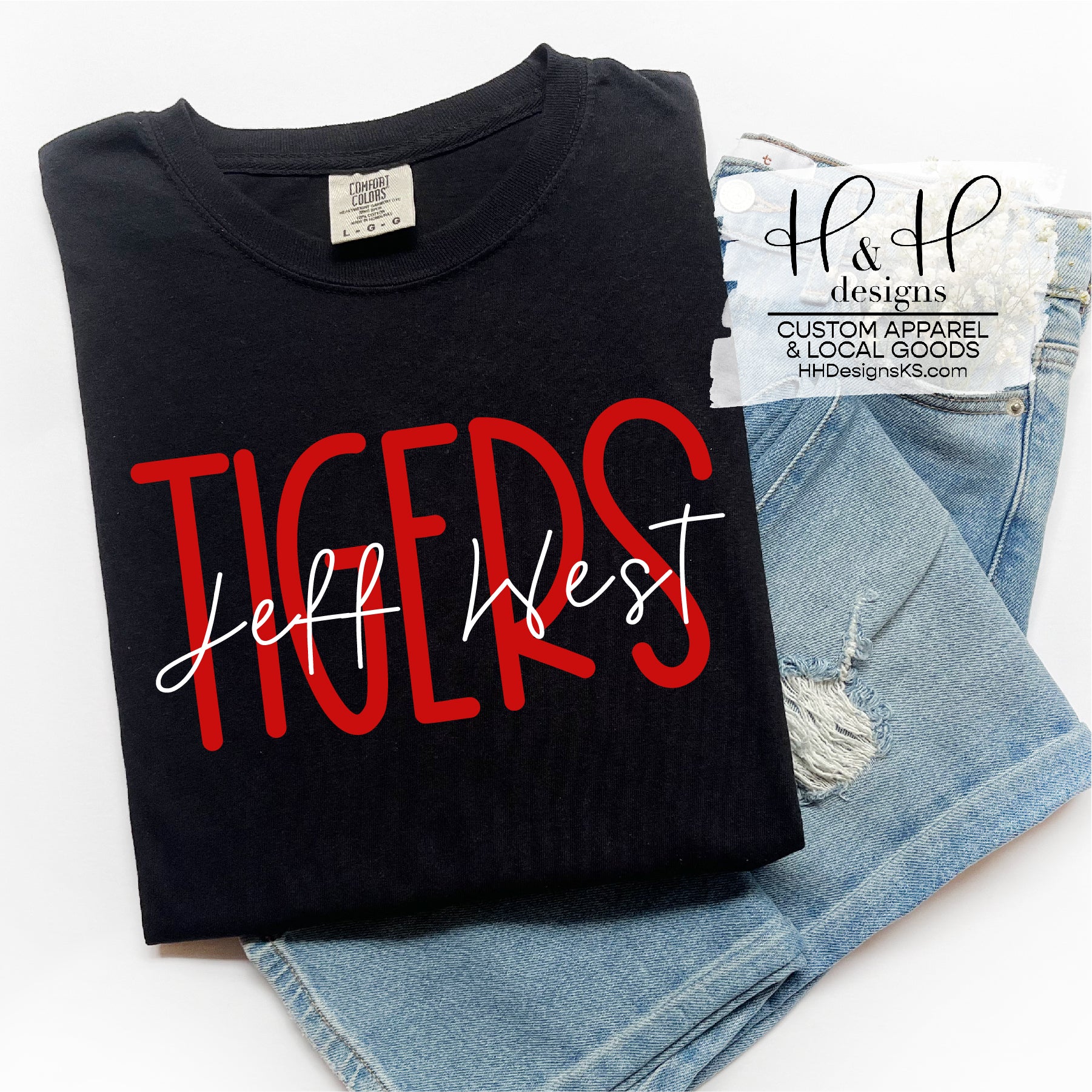 Jeff West Tigers Block Script – H&H Designs LLC