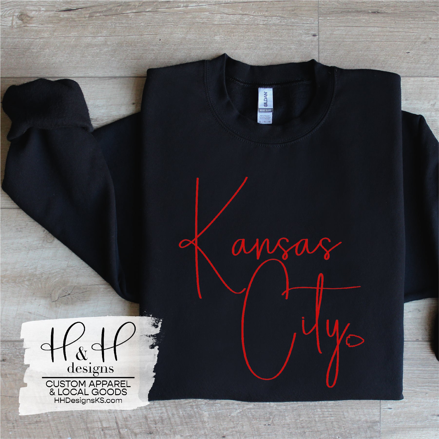 Kansas City Swirly Script – H&H Designs LLC