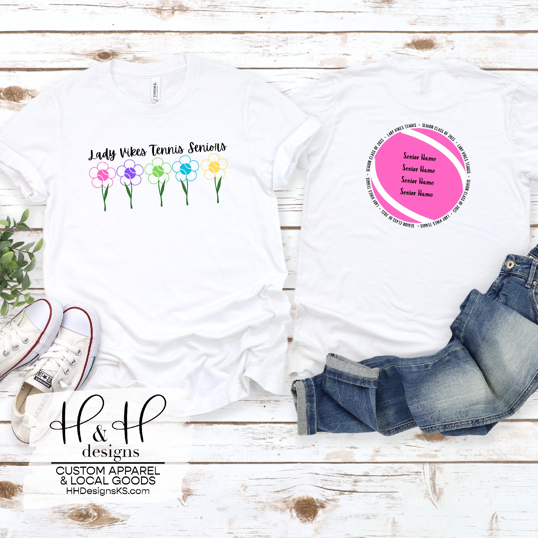 Lady Vikes Seniors ~ Lady Vikes Tennis 2024 – H&H Designs LLC