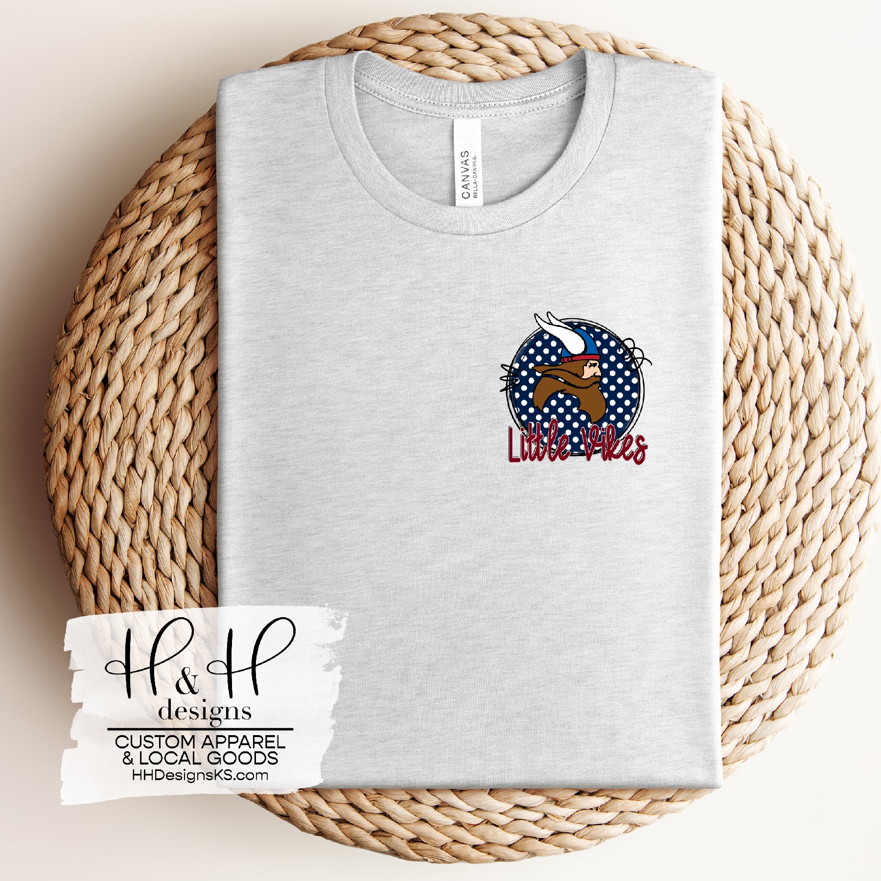 Design 2 ~ Little Vikes Polka Dot Circle ~ Mathes Fundraiser Fall 2024 ...