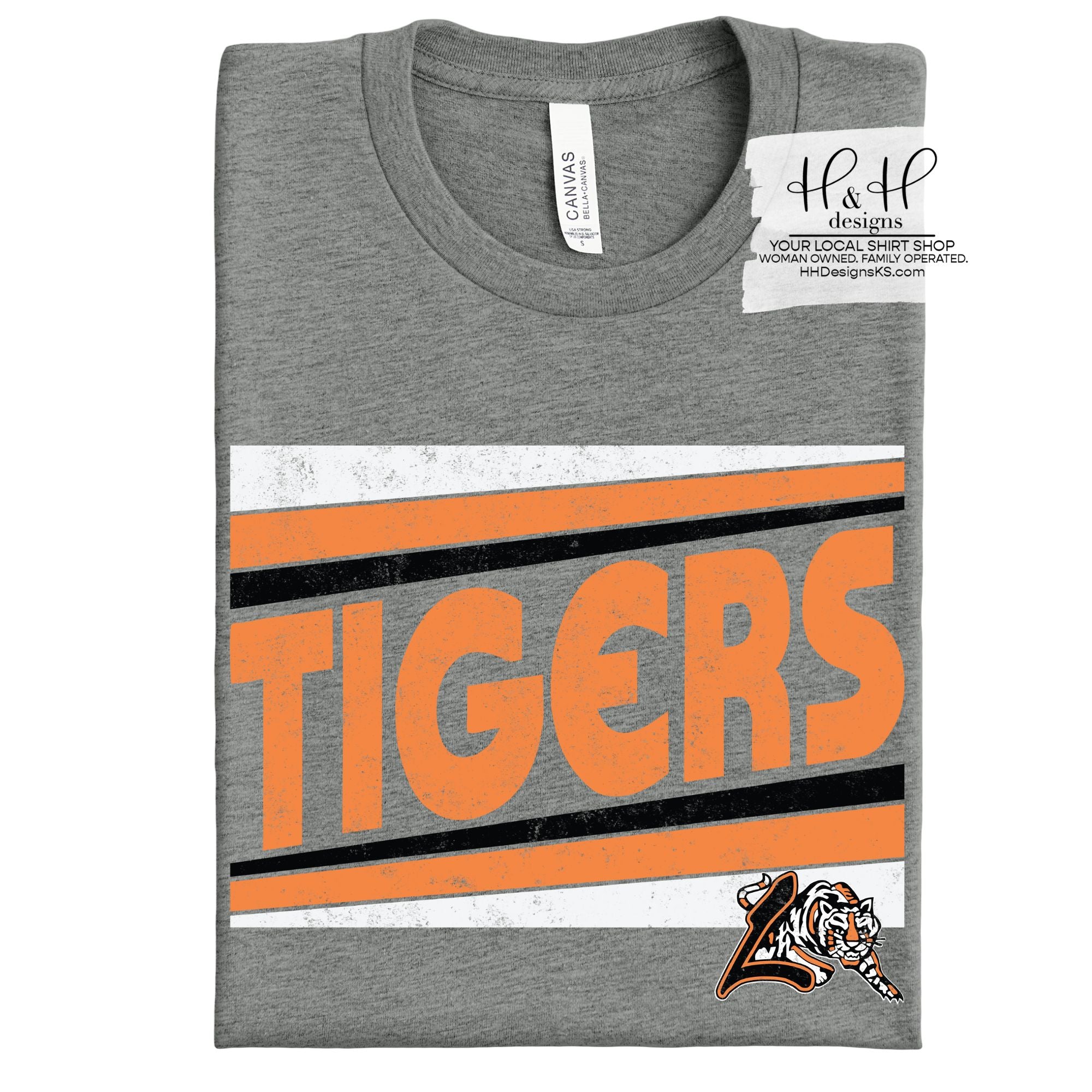 Lyndon Tigers Triple Triangle ~ HH135 – H&H Designs LLC