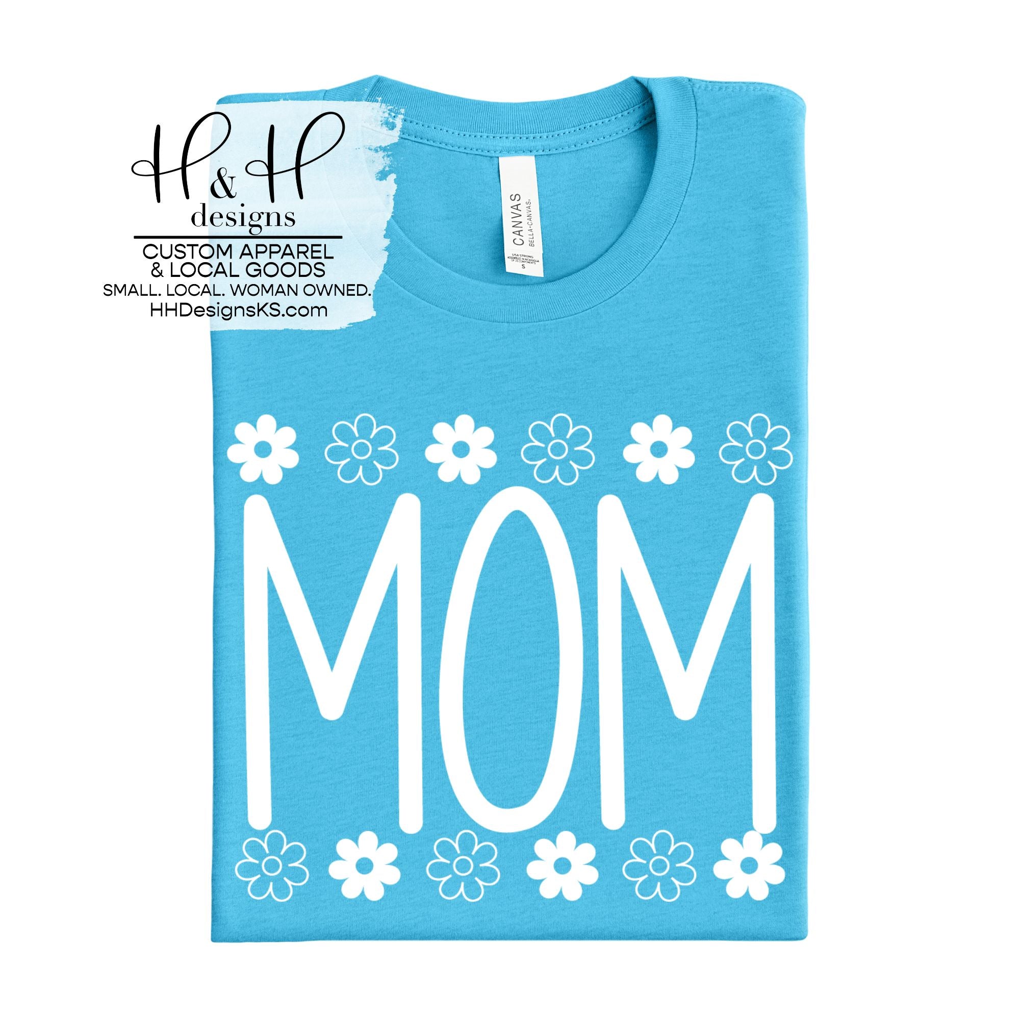 Mom Floral Block – H&H Designs LLC