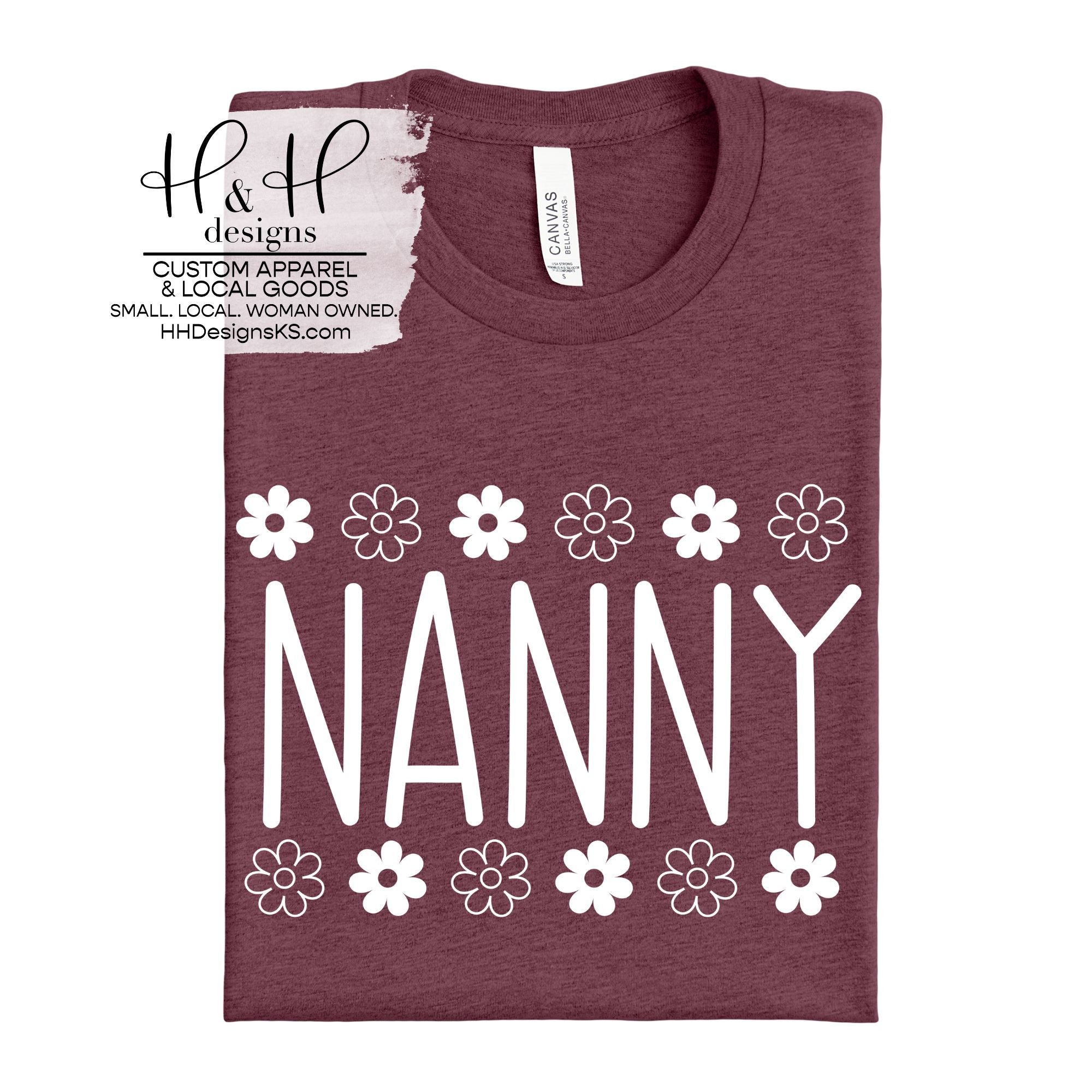Nanny Floral Block – H&H Designs LLC