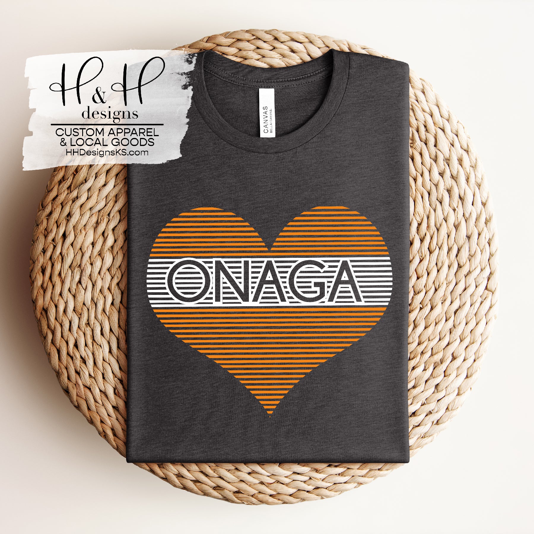 Onaga Lined Heart – H&H Designs LLC