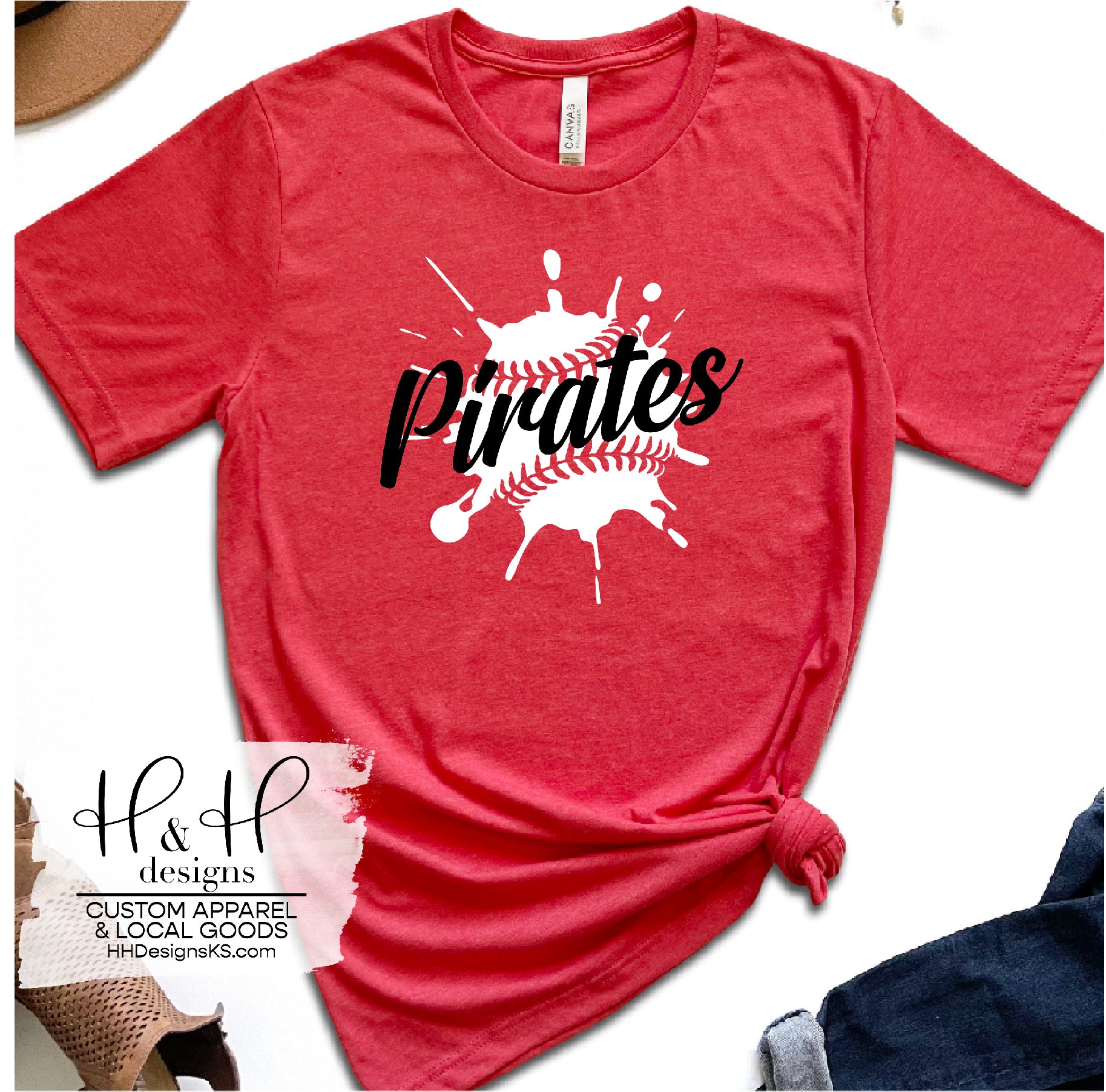Pirates Baseball Splatter – H&H Designs LLC