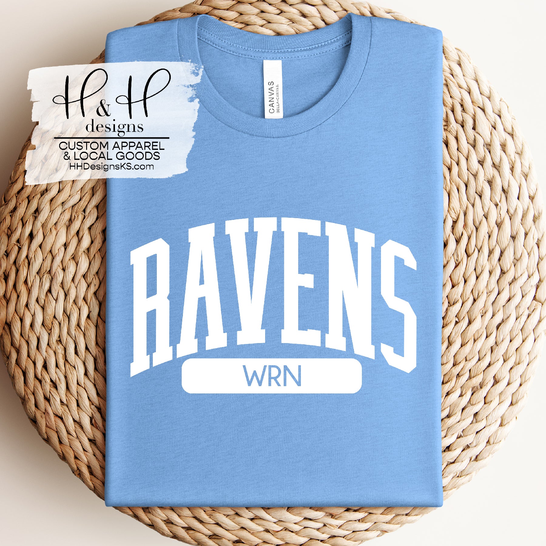 Ravens Classic Block Arch - WRNMS PTO Fundraiser – H&H Designs LLC