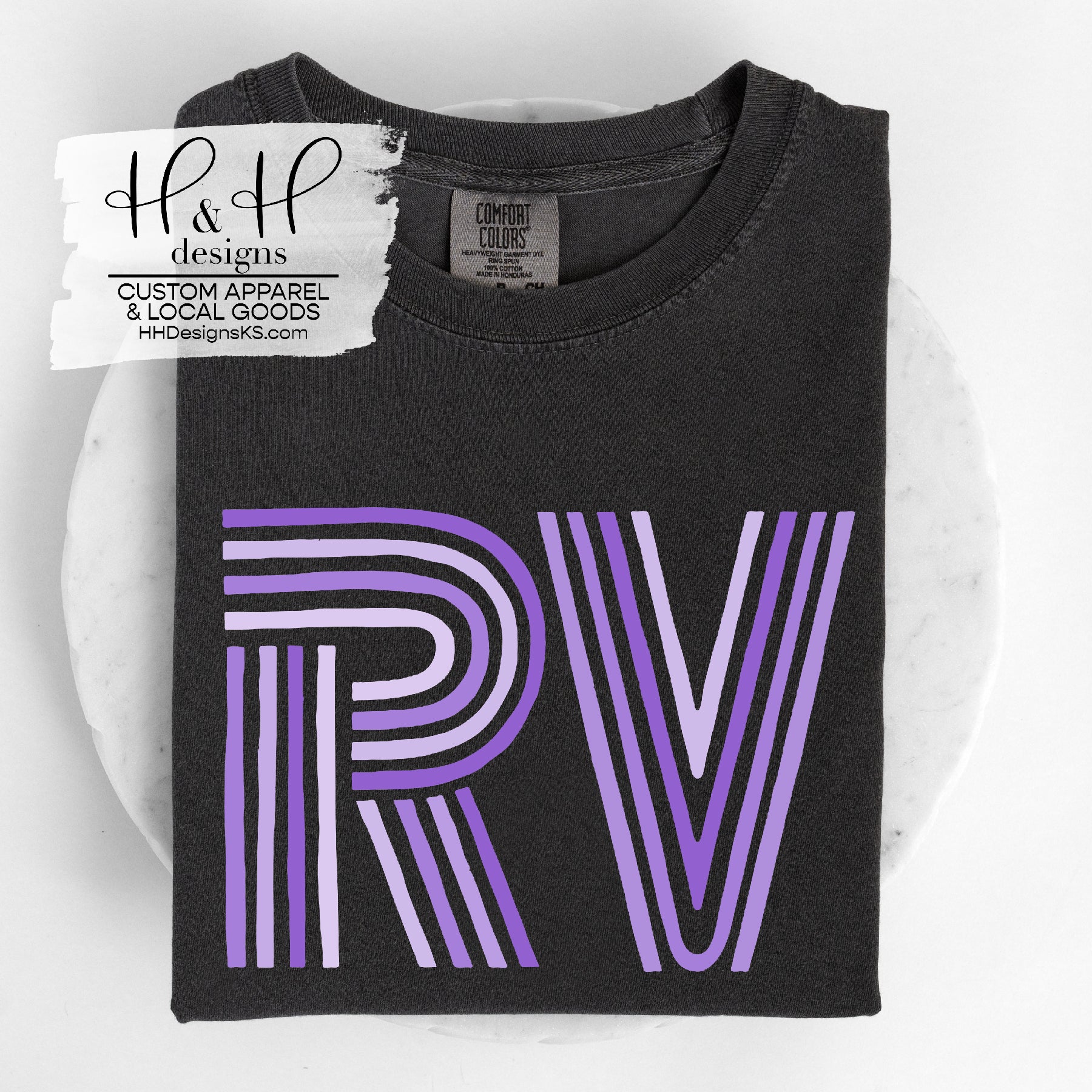 Royal Valley Lined Initials – H&H Designs LLC