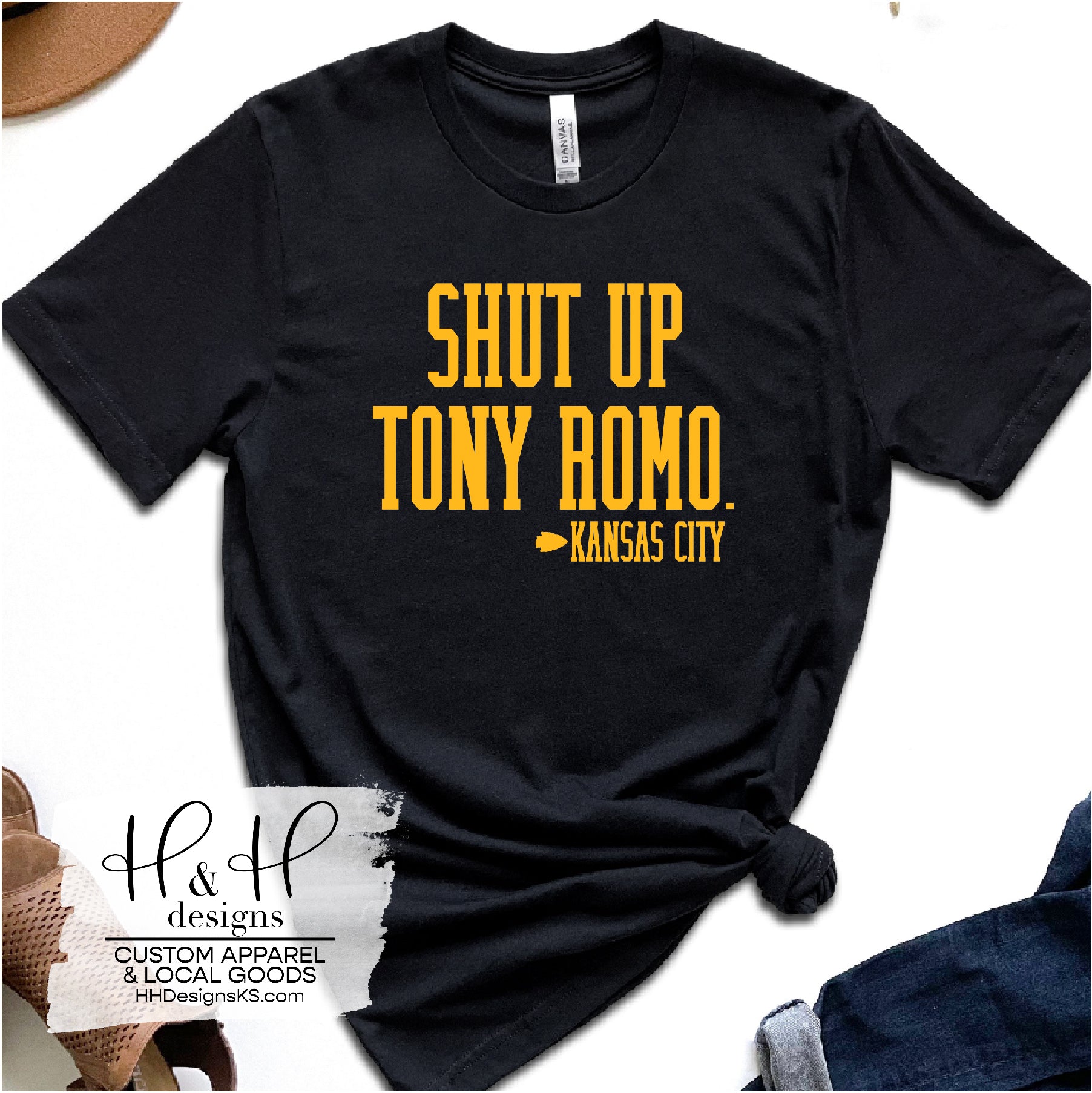 SHUT UP TONY ROMO – H&H Designs LLC