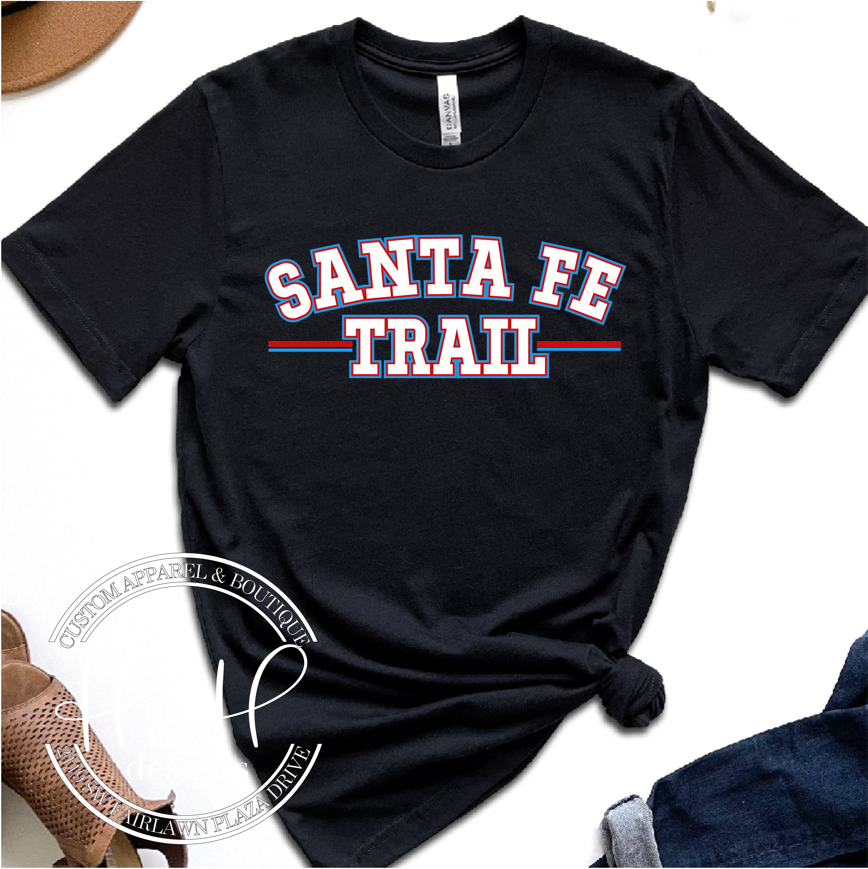 Santa Fe Trail Mock Patch Triple Line – H&H Designs LLC
