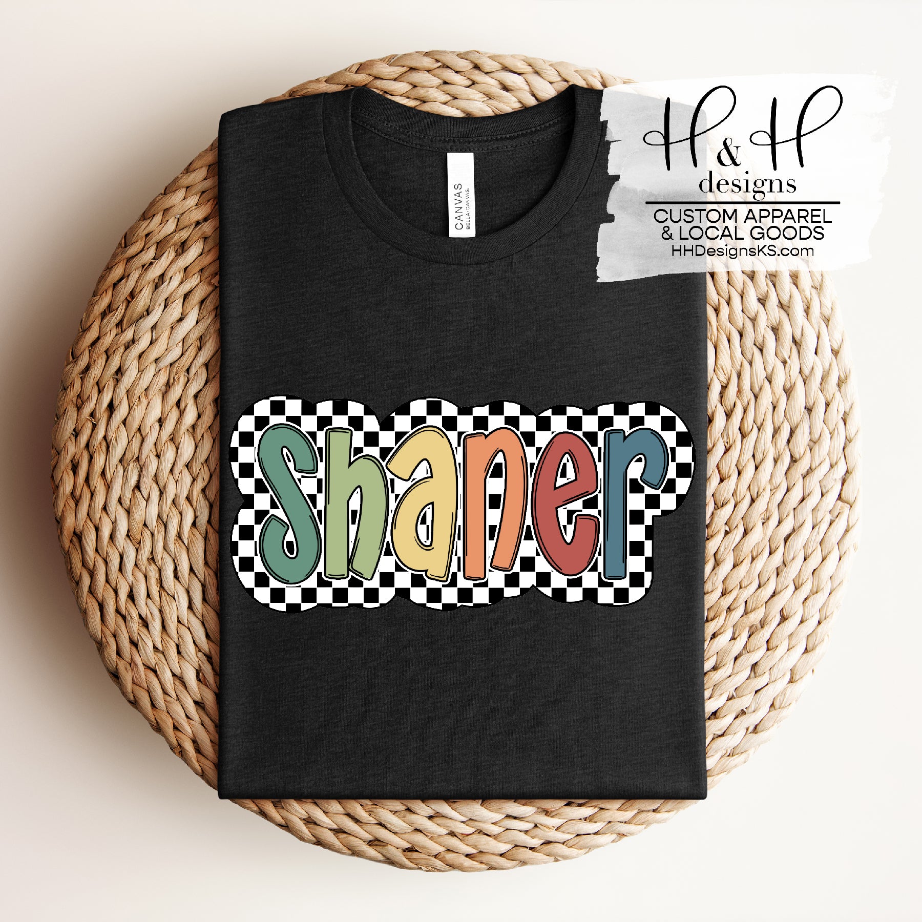 Shaner 3~ Checkered Pastel ~ Shaner 2024 Fundraiser – H&H Designs LLC