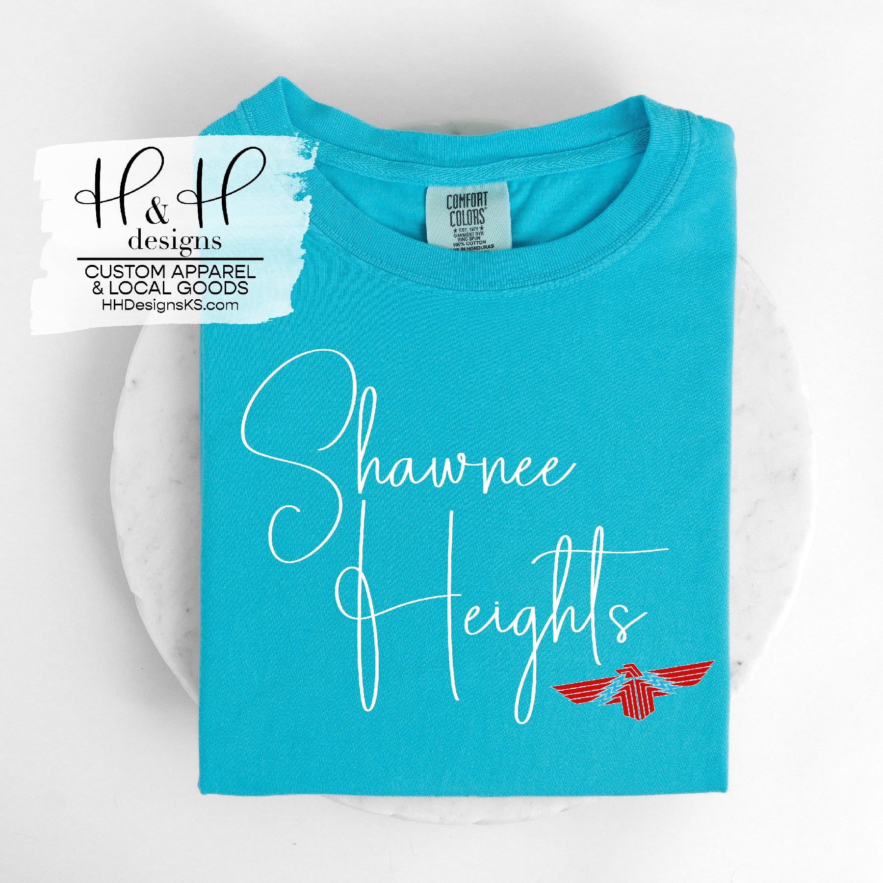 Shawnee Heights Swirly Script – H&H Designs LLC