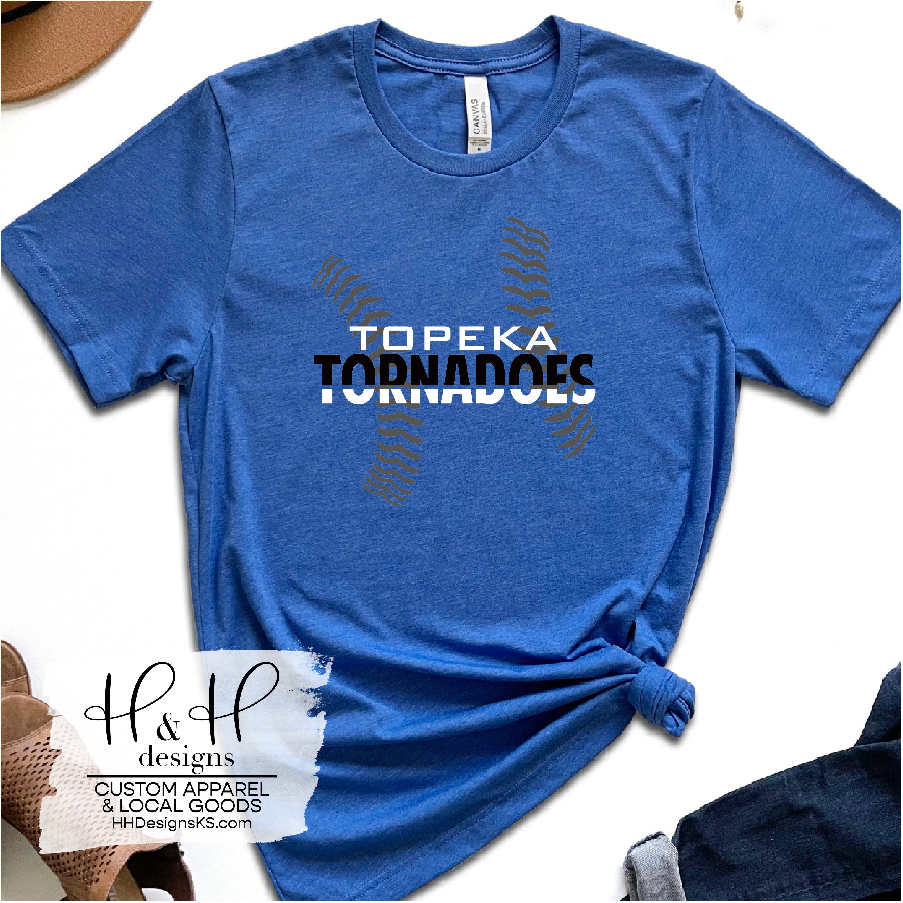 Topeka Tornadoes Seams - Topeka Tornadoes Baseball – H&H Designs LLC