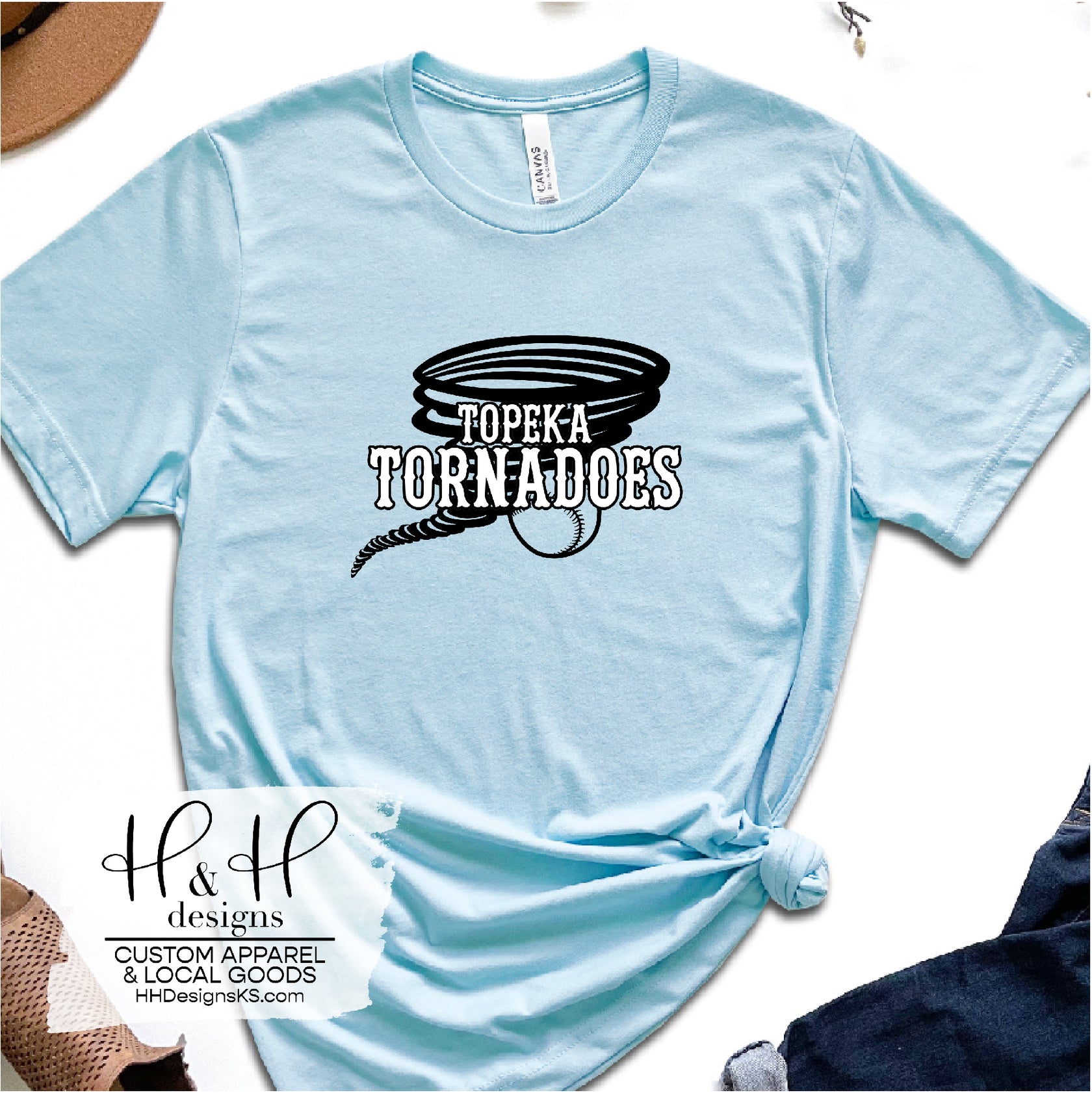 Topeka Tornadoes Tornado - Topeka Tornadoes Baseball – H&H Designs LLC