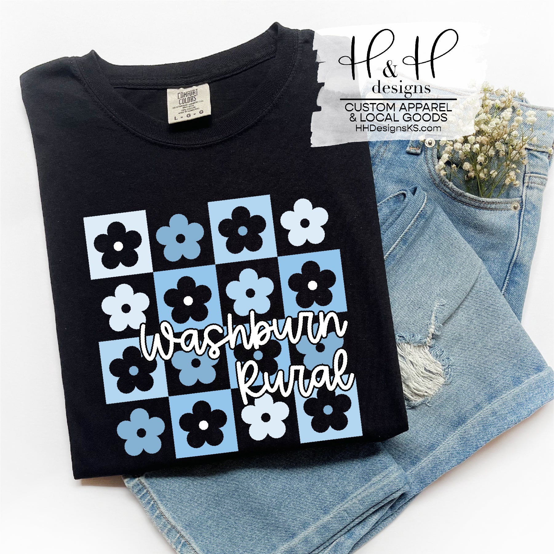 Washburn Rural Daisy Block – H&H Designs LLC