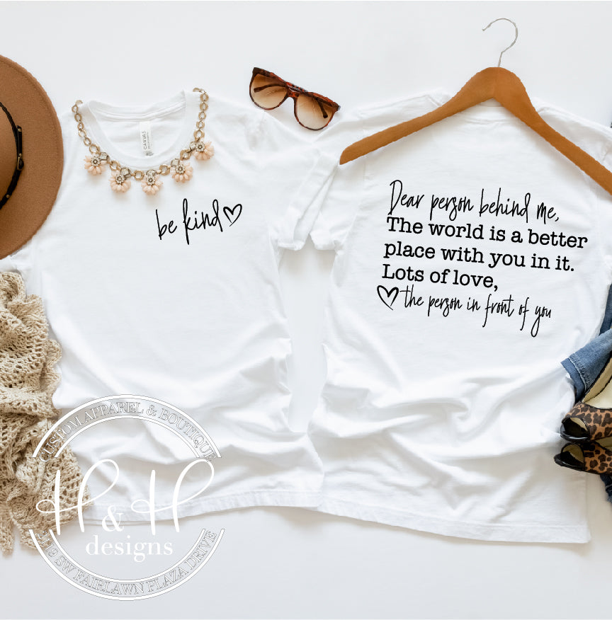 Dear person behind me.... – H&H Designs LLC