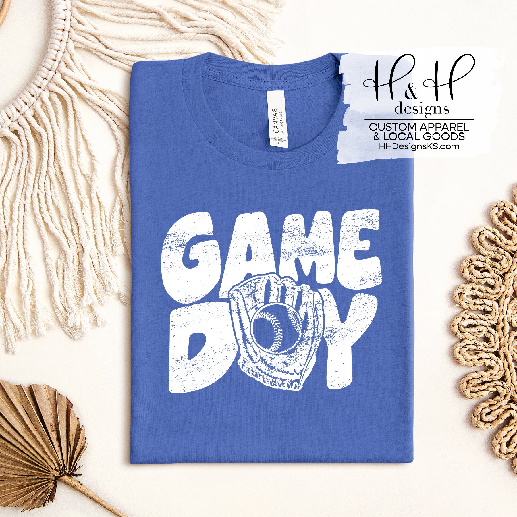 Game Day Distressed Glove – H&H Designs LLC