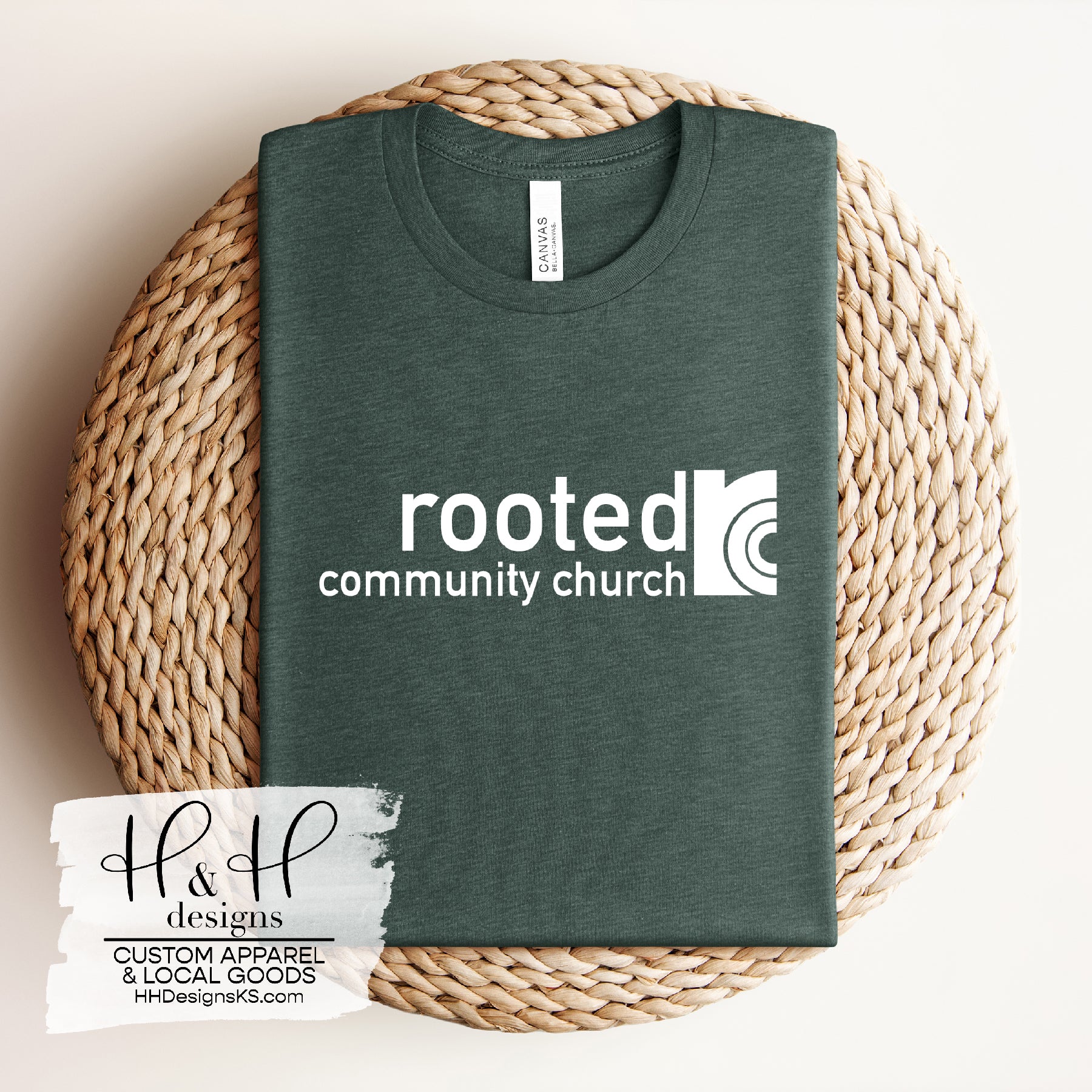 Rooted Community Church - White Full Logo - Rooted Community Church – H ...