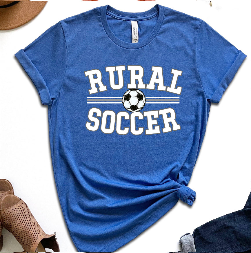 Rural Soccer Mock Patch Triple Lines – H&H Designs LLC