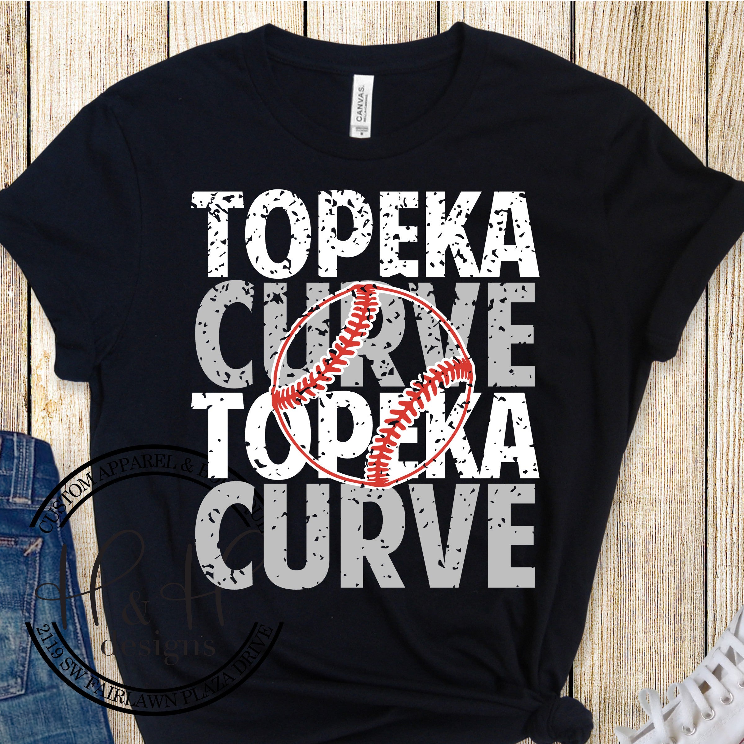 Topeka Curve Baseball Stack – H&H Designs LLC